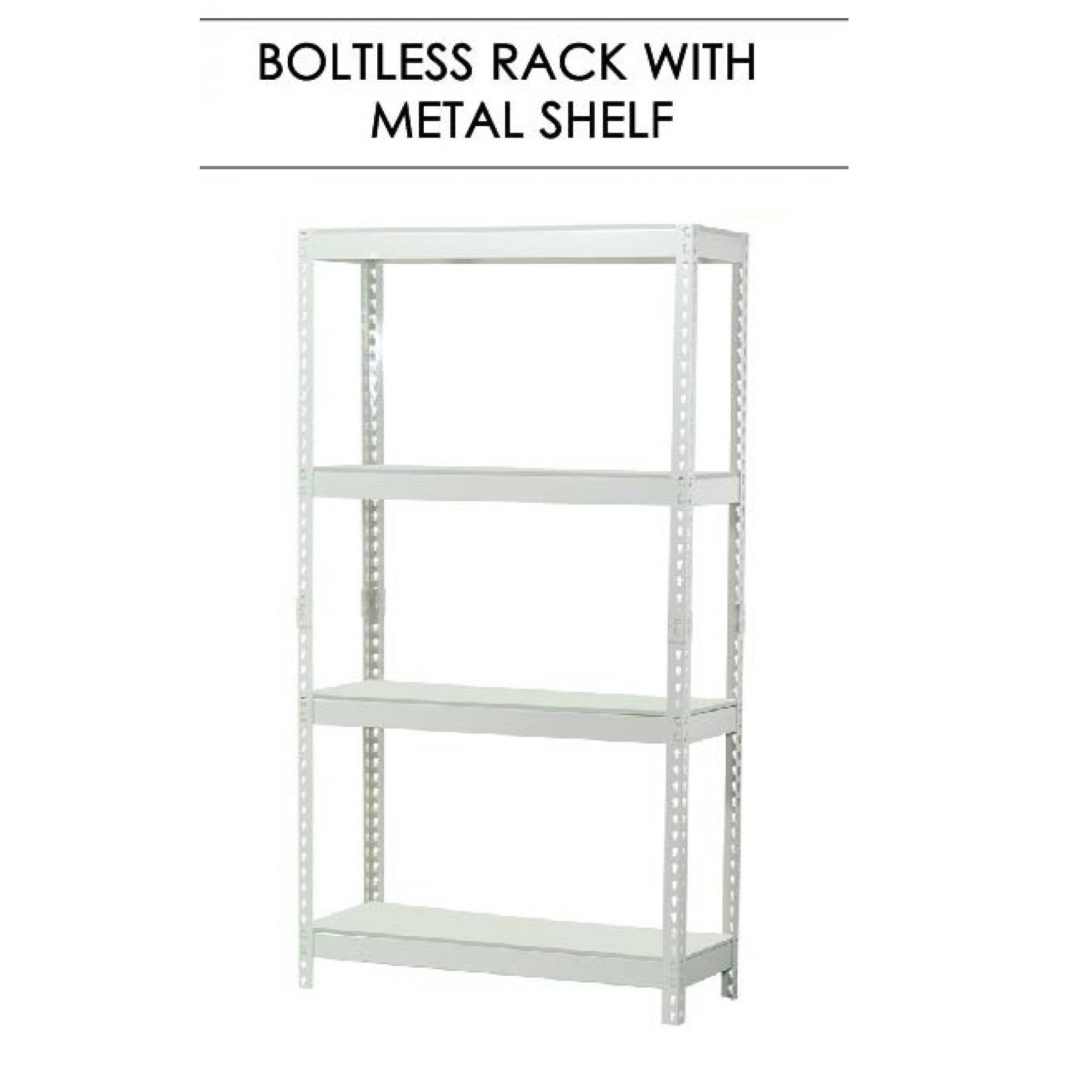 Steel - Boltless Rack Size : 900D x 400D x 1838H