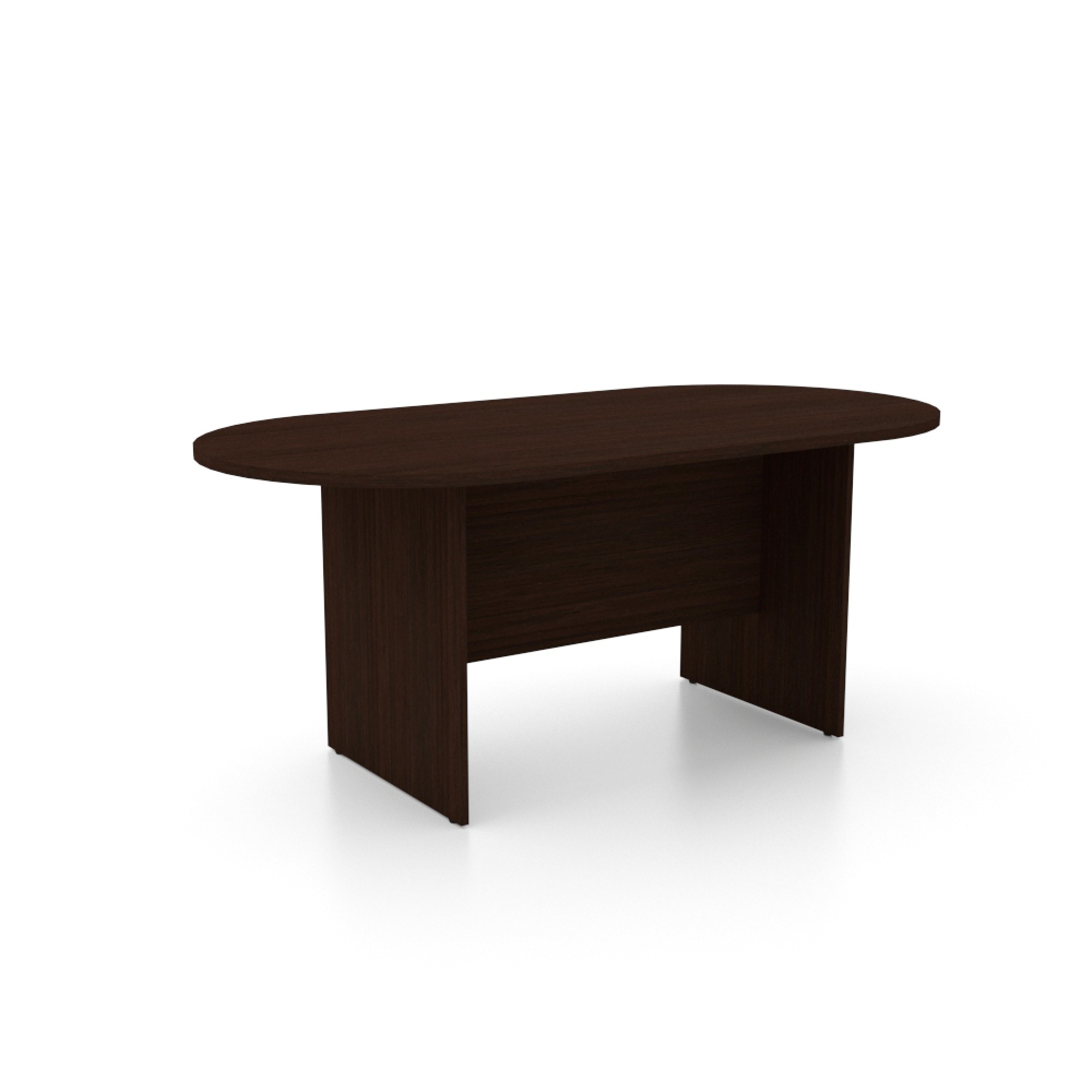 Oval shape Conference Table Size : 1800W x 900D x 750H.